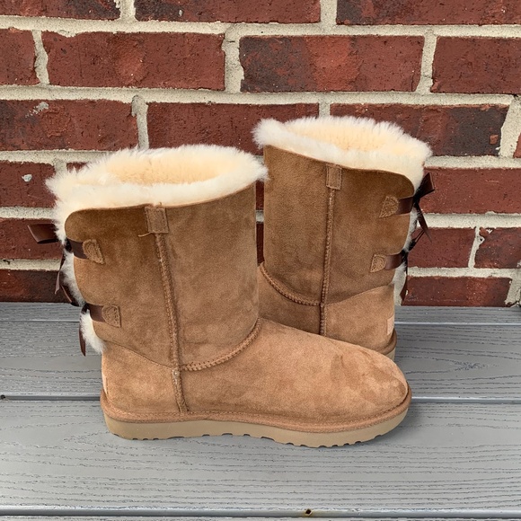 UGG | Shoes | Ugg Bailey Bow Ii Genuine Shearling Boot | Poshmark